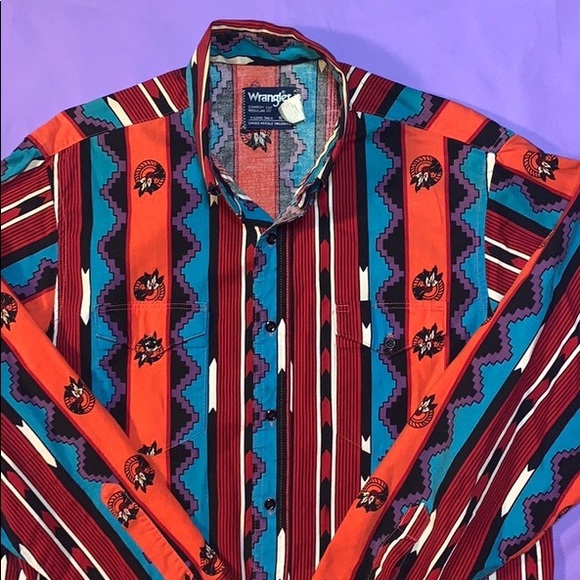 Wrangler | Shirts | Vintage Wrangler Button Up | Poshmark